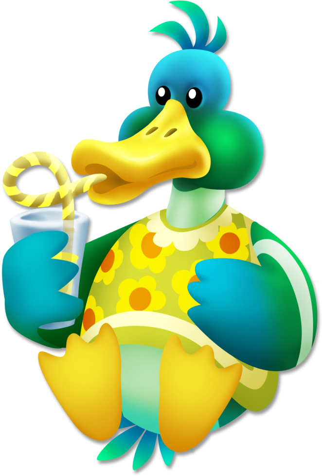 Duck Cocktail - Portable Network Graphics - (1024x1024) Png Clipart ...