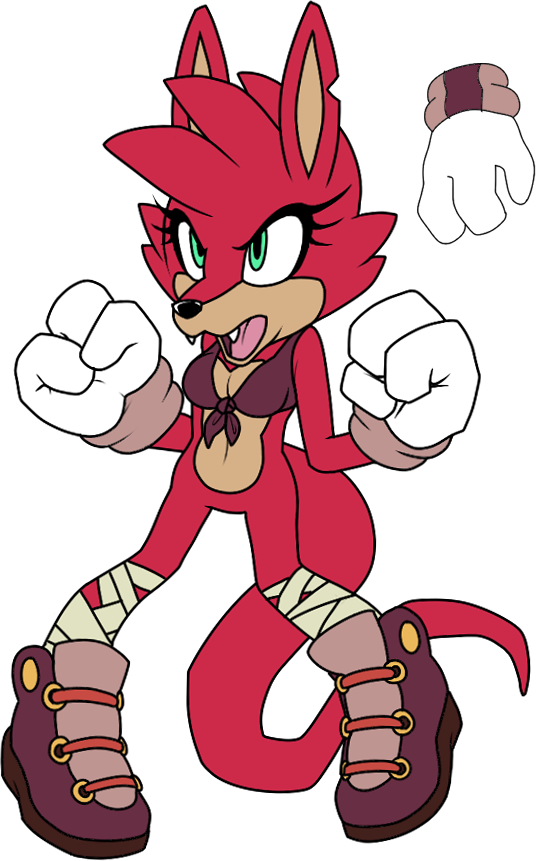 Ruby The Kangaroo By Starcanyon - Sonic Fan Characters Kangaroo ...