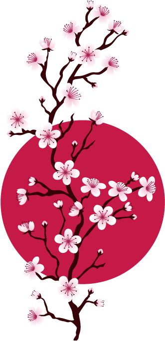 Wall Colour - Lock Screen Cherry Blossom - (374x684) Png Clipart Download