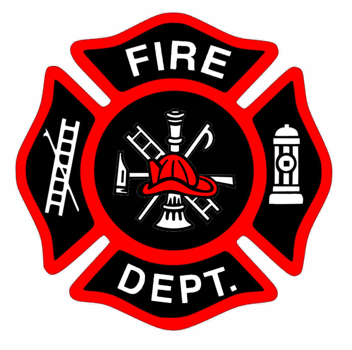 Firefighter Logo Vector - (1175x1167) Png Clipart Download