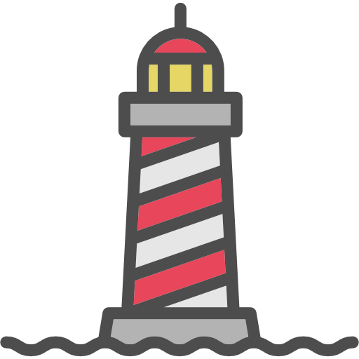 Lighthouse Free Icon - Lighthouse Symbol Vector Png - (512x512) Png ...