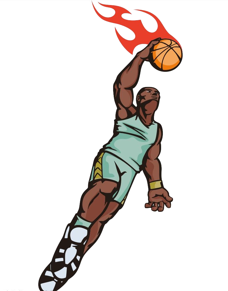 Basketball Sport Slam Dunk Illustration Basketball Sport Slam Dunk