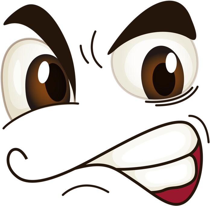 Cartoon Facesfunny - Cartoon Of Angry Teeth - (778x800) Png Clipart ...