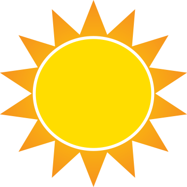 Graphics For Sun Graphic Graphics - Sun Shape - (380x380) Png Clipart ...