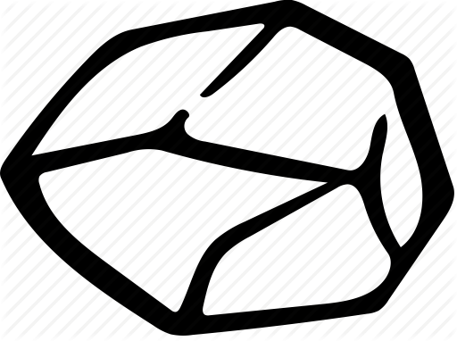 Hard Rock Clipart Boulder - Stone Png Icon - (512x382) Png Clipart Download