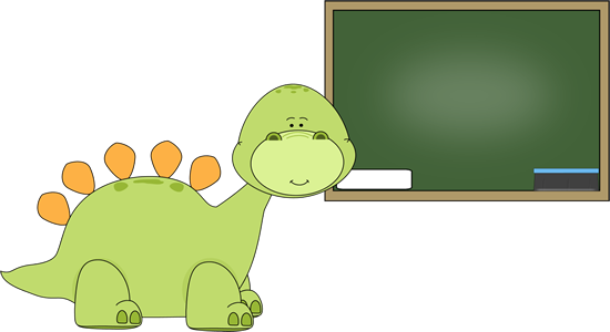 Dinosaur Chalkboard - Dinosaur School Clipart - (550x300) Png Clipart ...