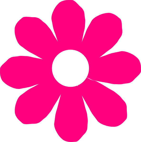 Animated Pink Flower - (594x597) Png Clipart Download