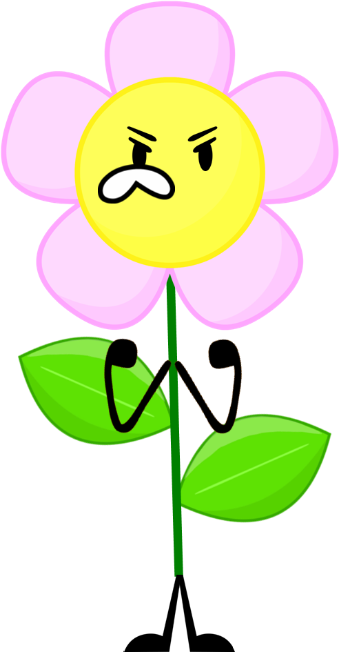 Flower Remake - Bfdi Good Flower - (533x947) Png Clipart Download