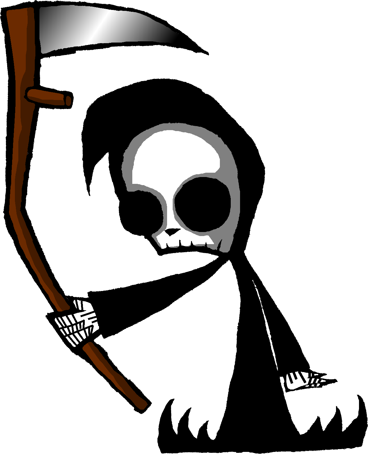 Death - Cartoons About Death Png - (1185x1465) Png Clipart Download