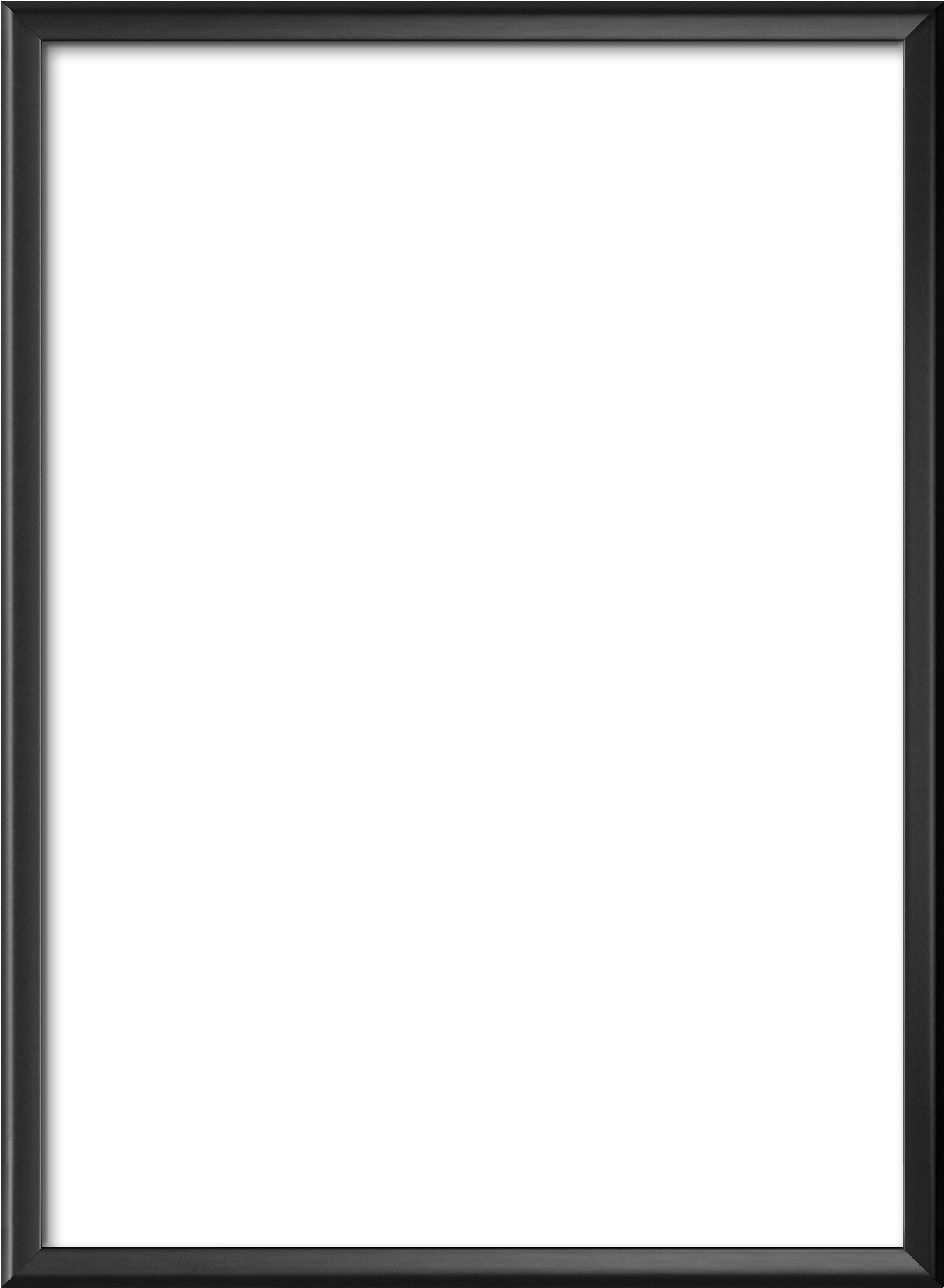 Black Frame Png - Paper Product - (1552x2082) Png Clipart Download