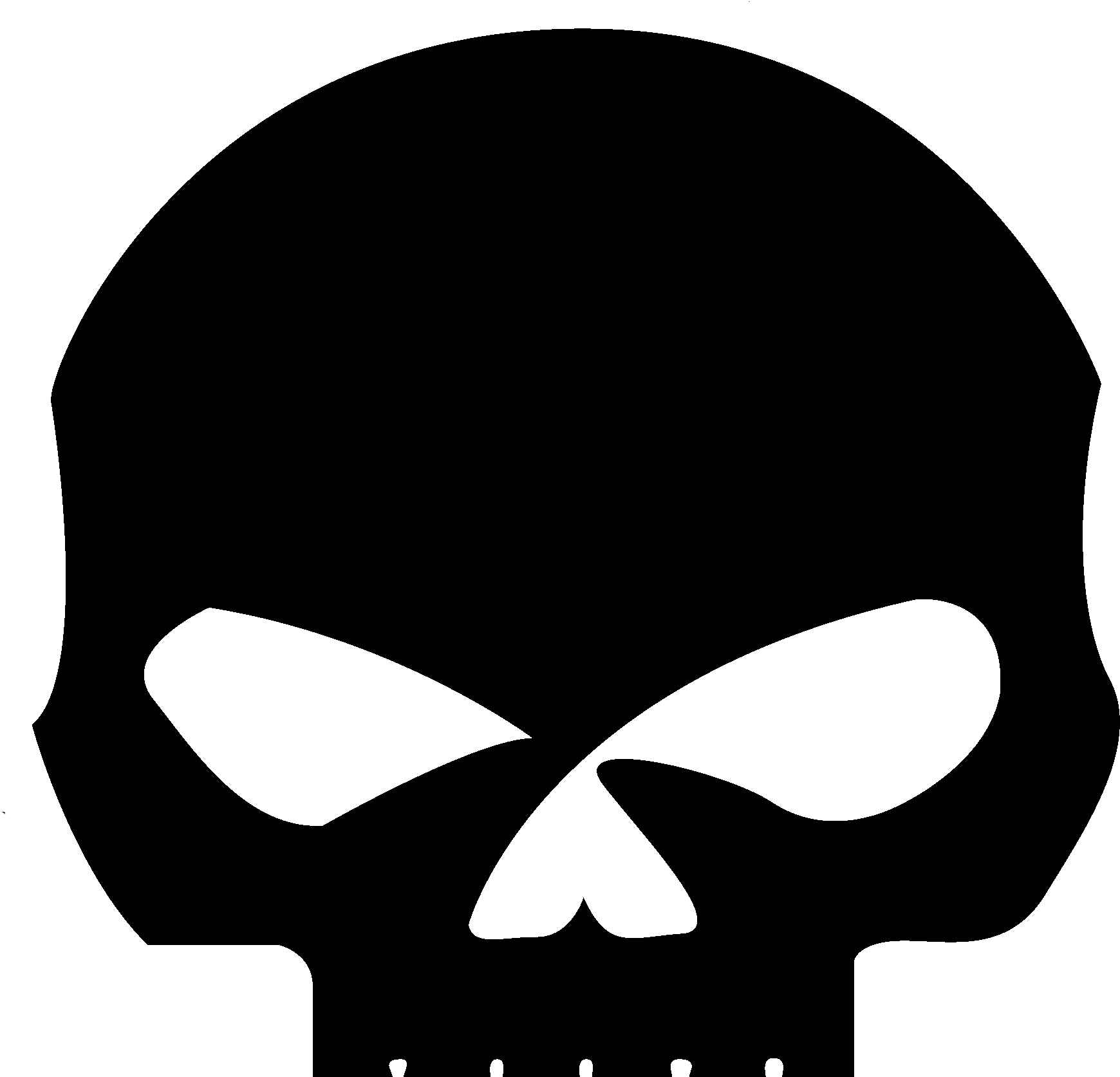 Willie G Clip - Willie G Skull Logo - (1773x1709) Png Clipart Download