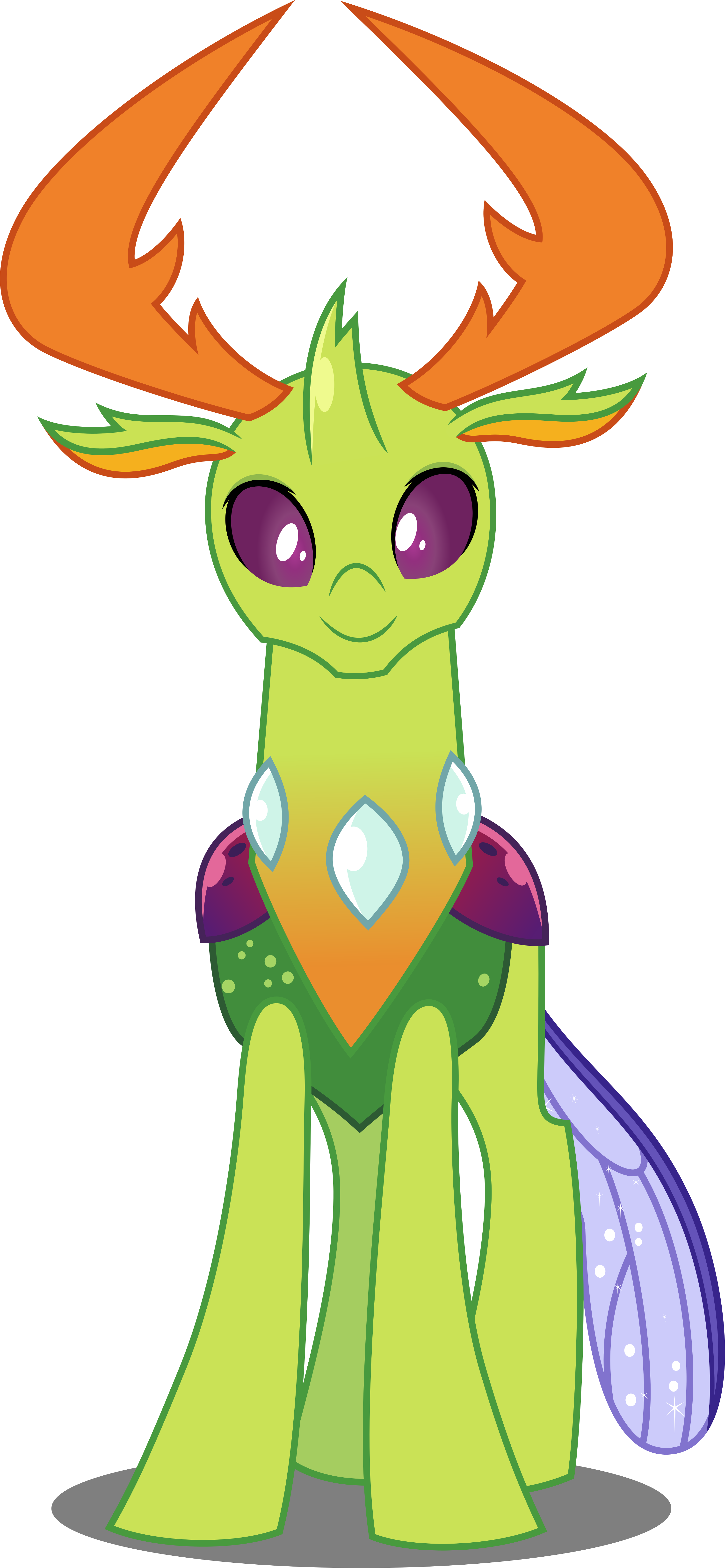 Vector - Mlp King Thorax Vector - (3000x6486) Png Clipart Download