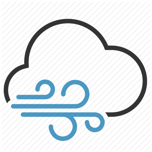 Weather Symbols Clip Art - Sun And Wind Icon - (512x512) Png Clipart ...