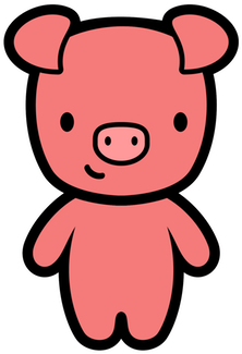 Front Row Student Dashboard - Front Row Pig - (360x421) Png Clipart Download