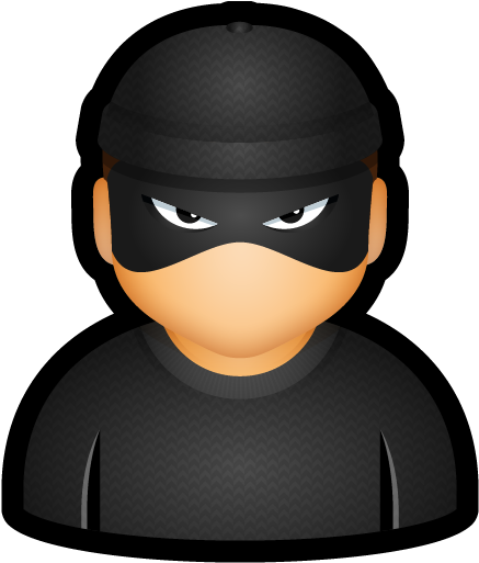 Thief, Robber Png - Bad User Icon - Full Size PNG Clipart Images Download
