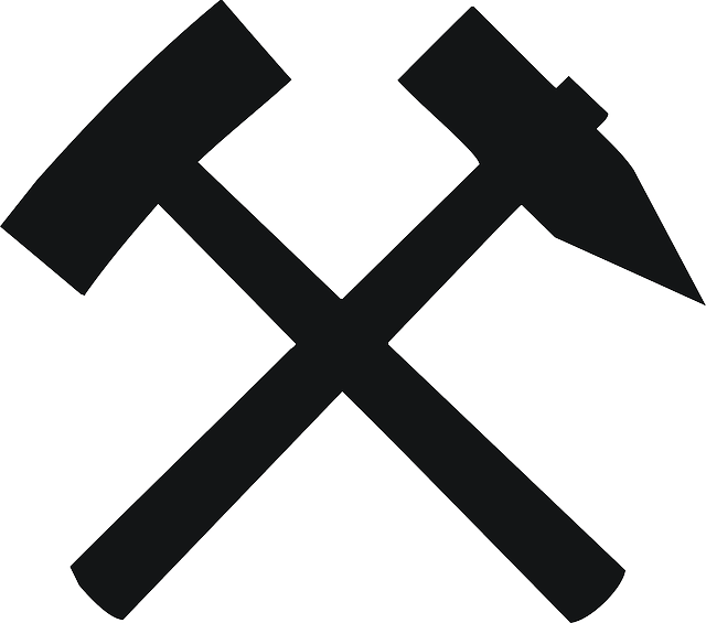 Sign, Map, Symbol - Rock Hammer Clip Art - (640x565) Png Clipart Download