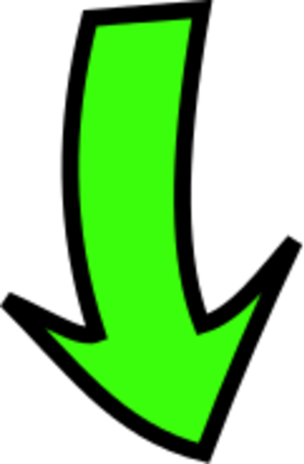 Arrow Pointing Down - Arrow Pointing Down Vector - (600x914) Png ...