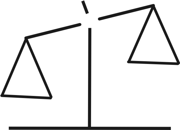 Scale Clip Art - Uneven Scale Icon Png - (600x441) Png Clipart Download