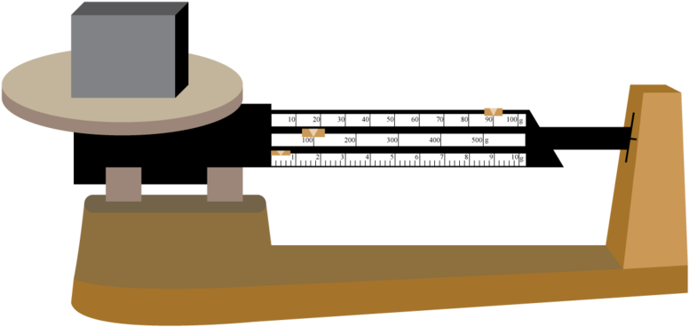 Scale Clipart Triple Beam Balance - Balance To Measure Mass - Full Size ...