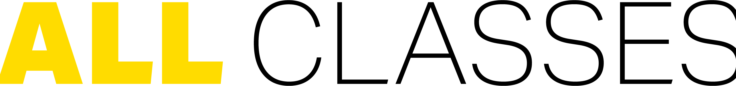 All Classes - (2572x304) Png Clipart Download