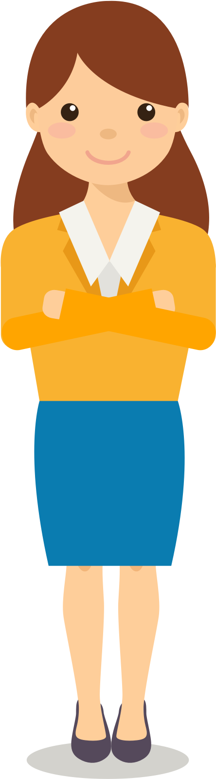 Female Manager Clipart