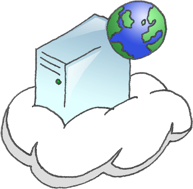Visio Cloud Shape - Internet - (747x768) Png Clipart Download