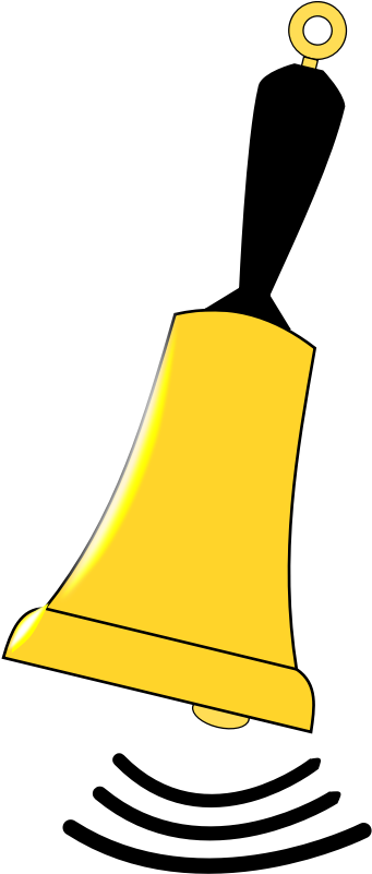 Free School - Ringing Bell Clip Art - (1200x800) Png Clipart Download