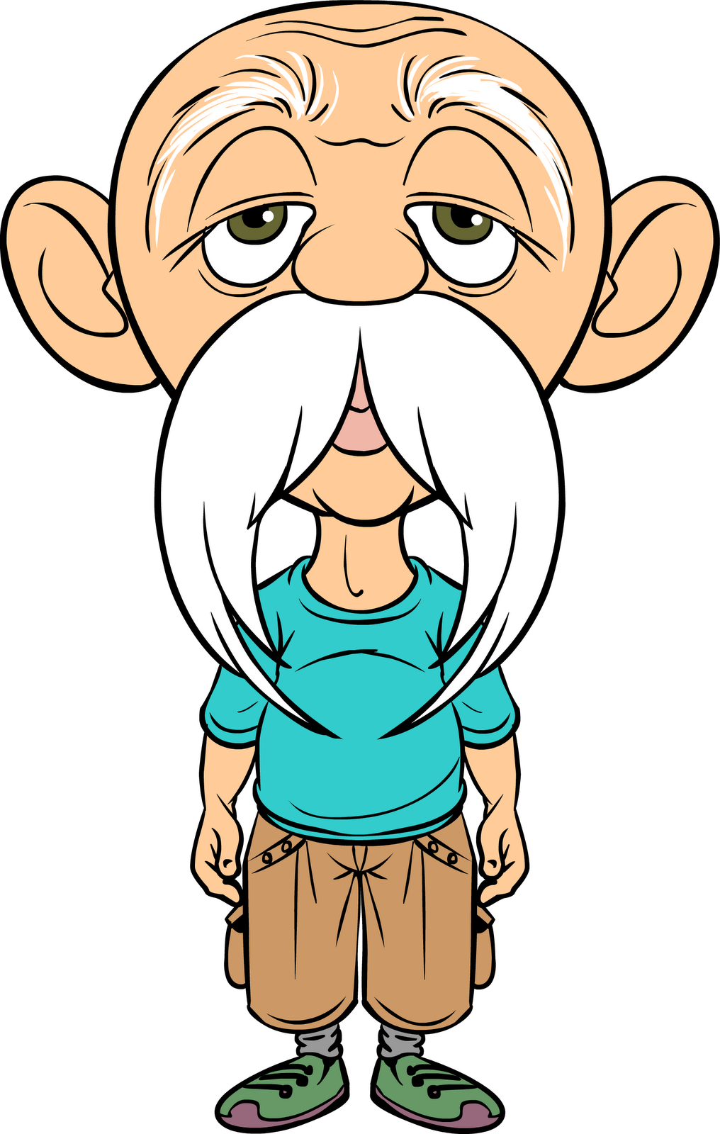 Old Man Cartoon - Old Man Cartoon Characters - (1016x1600) Png Clipart ...