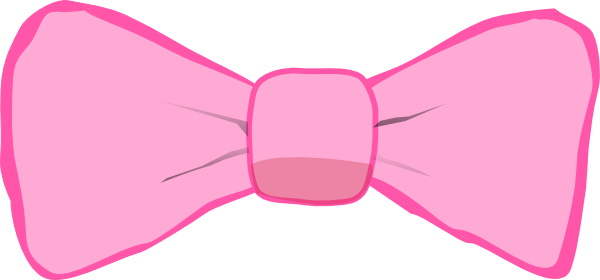 Clip Art Pink Ribbon - Pink Hair Bow Clip Art - (600x280) Png Clipart ...