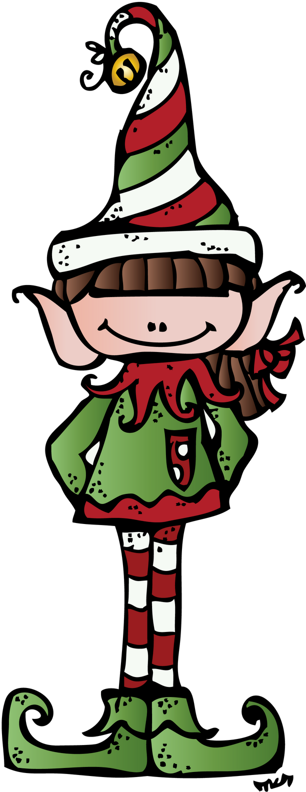 Melonheadz Computer Cliparts - Melonheadz Christmas Clipart - (616x1600 ...