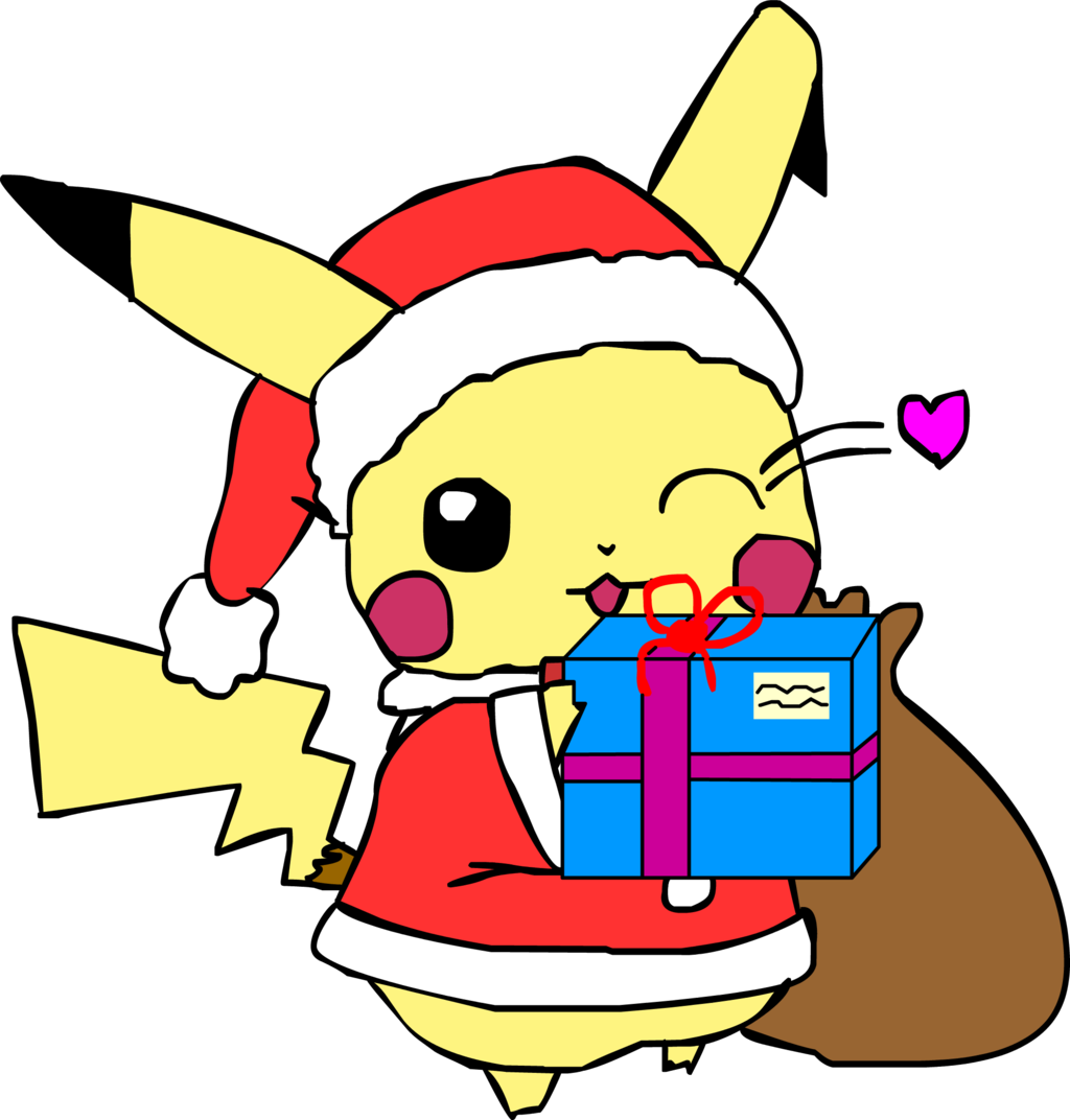 Christmas Pikachu -secret Santa By Kiba174 - Christmas Pikachu ...