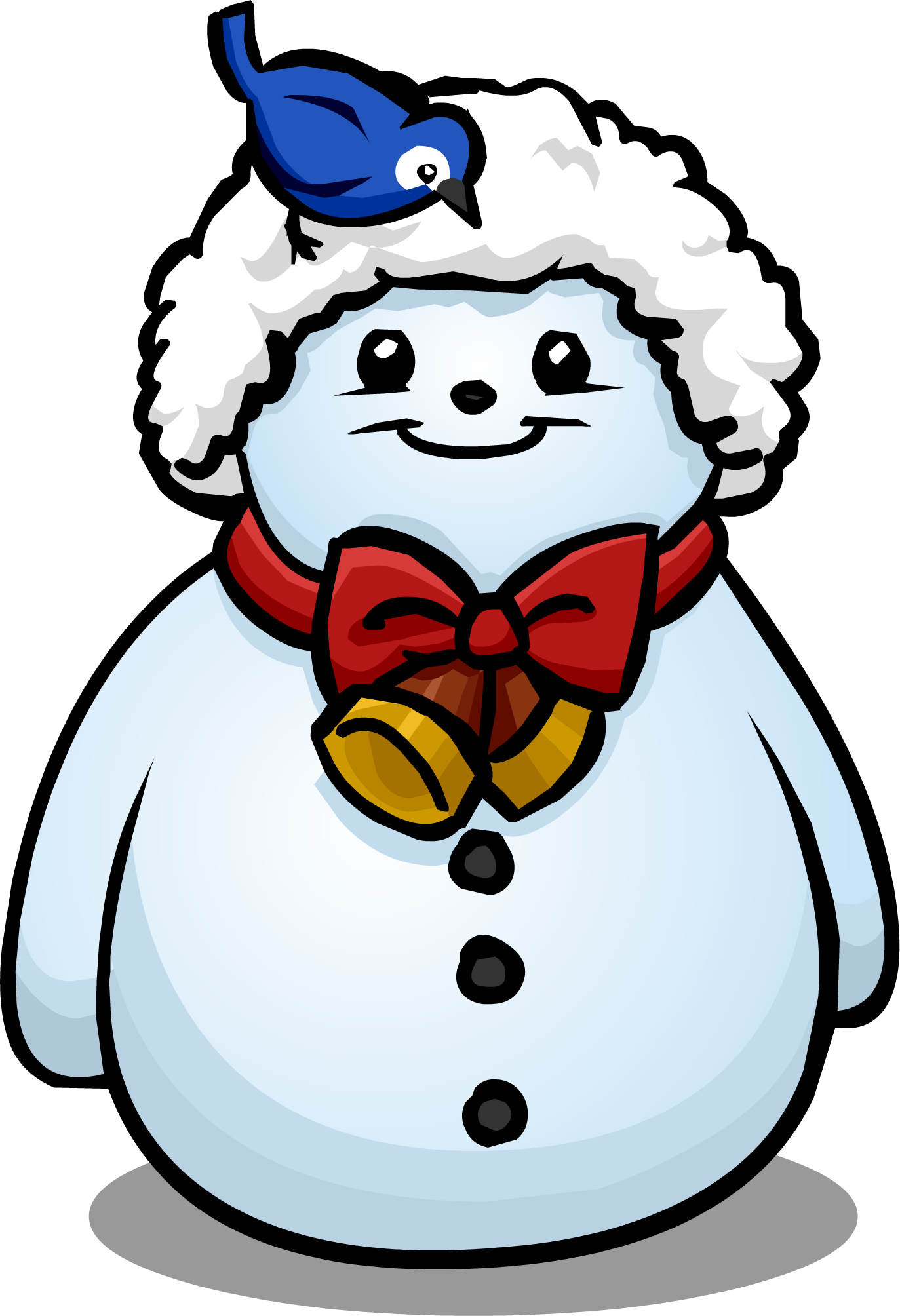 Santa Hat Snowman Sprite 001 - Cartoon - (1373x2008) Png Clipart Download