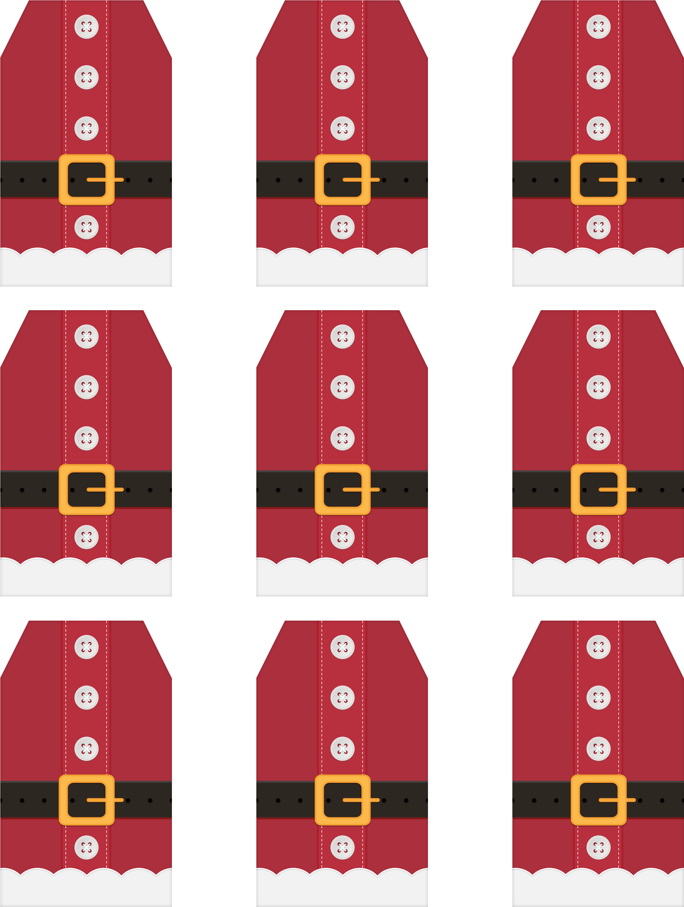 Santa Printable Tags For Christmas - Free Printable Santa Tags ...