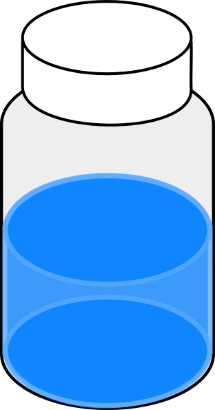 Sample Vial 20ml Blue Clip Art At Clker - Sample Vial 20ml Blue Clip ...