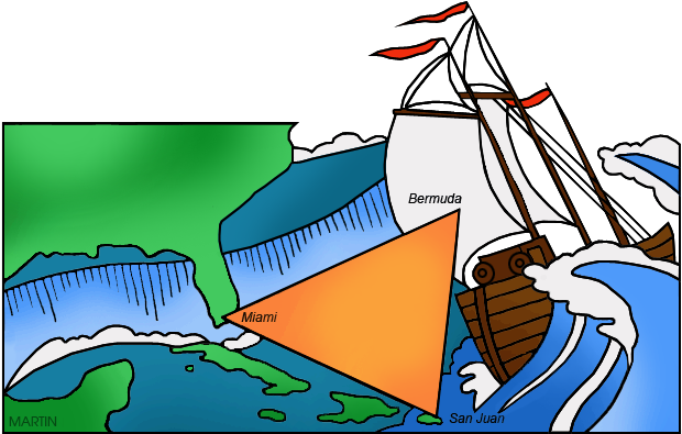 Bermuda Triangle - Bermuda Triangle Clip Art - (648x418) Png Clipart ...