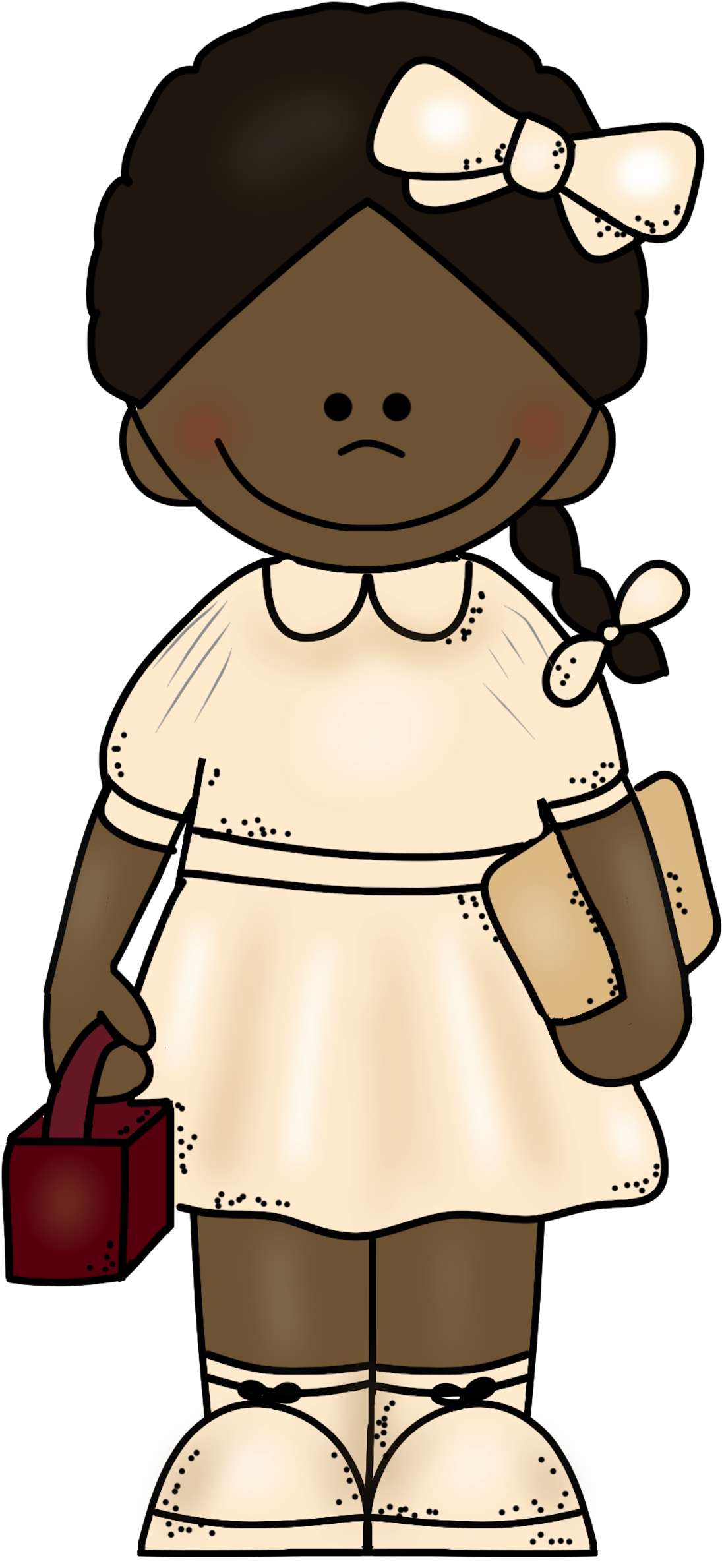 Ruby Bridges Clipart - Poem Ruby Bridges Facts For Kids - Full Size PNG ...
