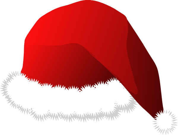 Elf Hat Transparent Background Clipart - Santa Claus Cap Vector ...