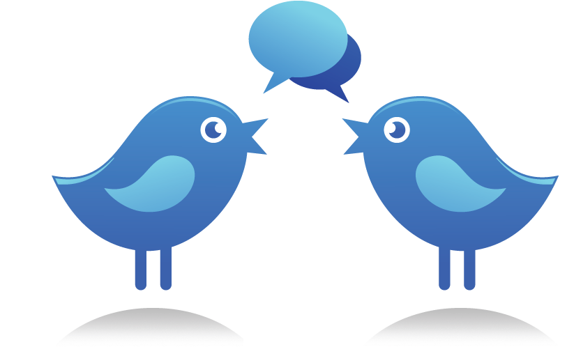 Twitter Chat - Twitter Chat - (852x573) Png Clipart Download