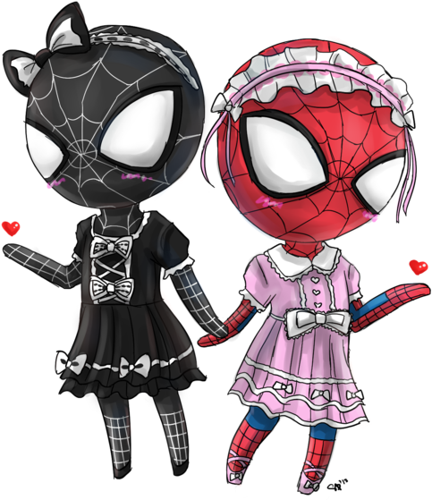 Spider-girls Quick Chibi By Sakurasamichan - Best Friend Chibi Png ...