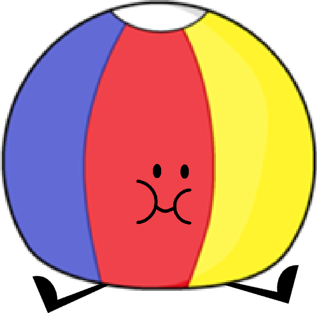 Beach Ball Pose - Object Shows Beach Ball - (655x647) Png Clipart Download