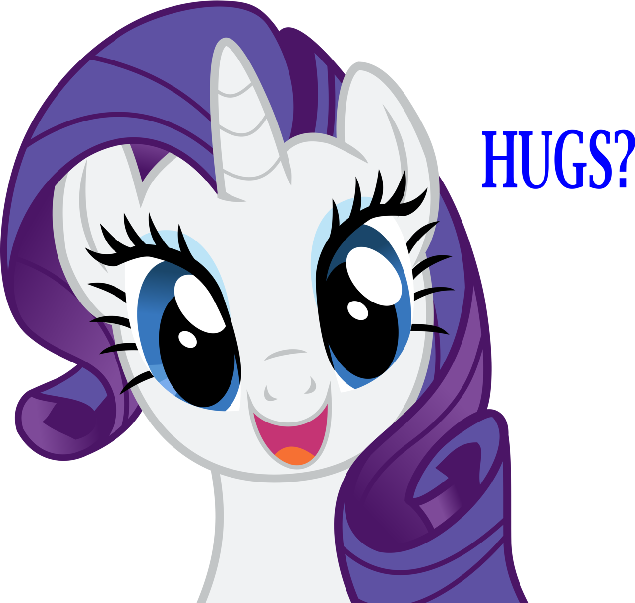 Rarity Face Vector - My Little Pony Rarity Gif - (1280x1276) Png ...