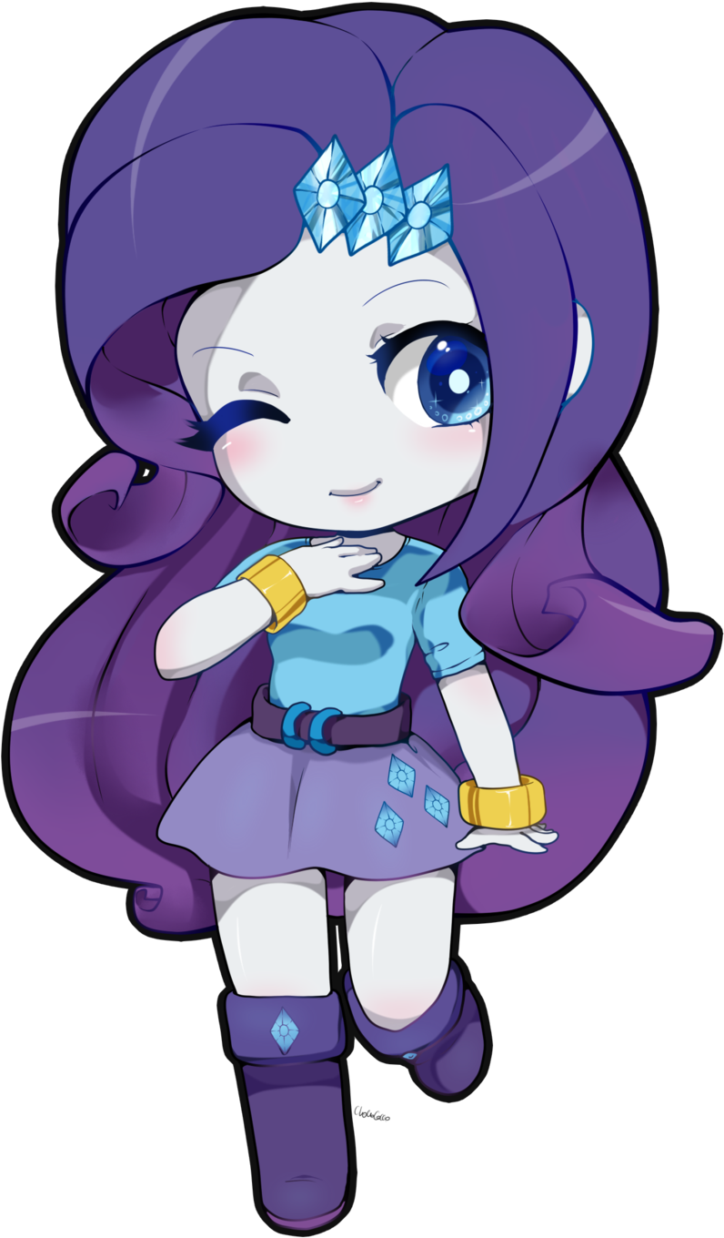 Rarity Equestria Girl Chibi/cute By Choco-cocco - My Little Pony Chibi ...