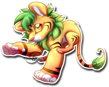 Cute Chibi Tiger Canvas Prints By Raionkeiji Redbubble - Cartoon ...