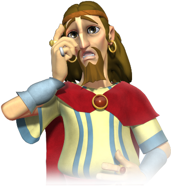 Phycal - Superbook David And Goliath Characters - (350x420) Png Clipart ...