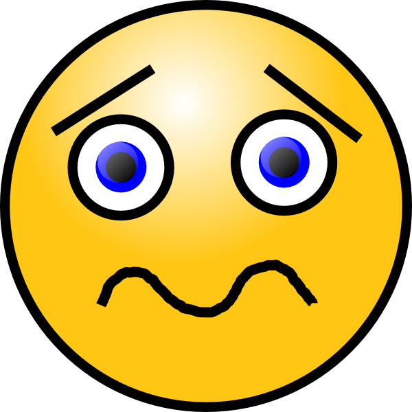 Shocked Sad Face Clipart - Smiley Face Clip Art - Full Size PNG Clipart ...