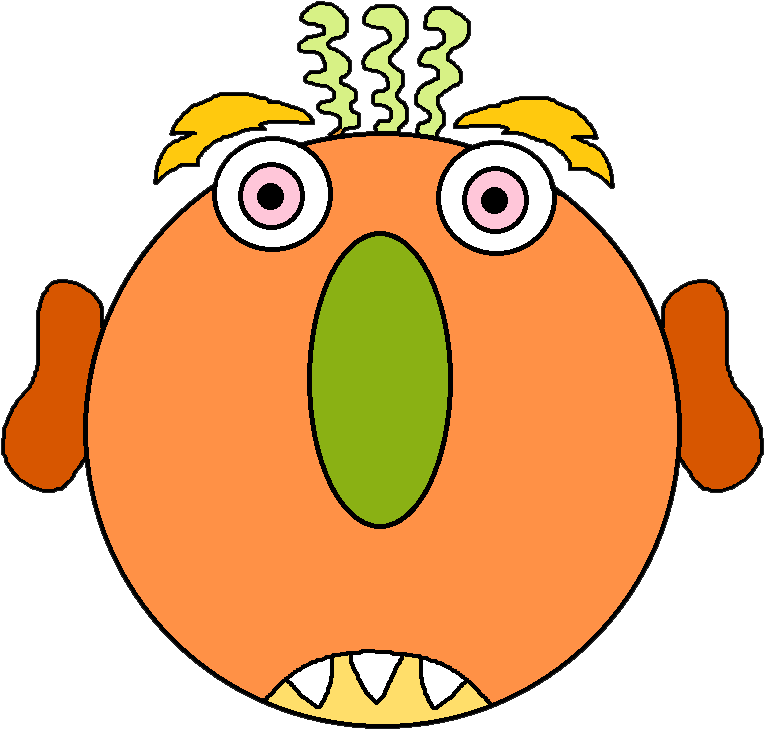 Worry Monster Page Glad Monster Sad Monster - (813x763) Png Clipart ...