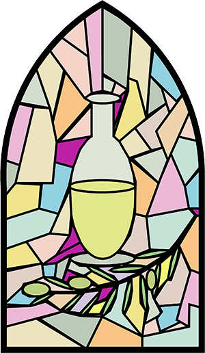 The Seven Sacraments - Catholic Anointing Symbols In Stained Glass ...