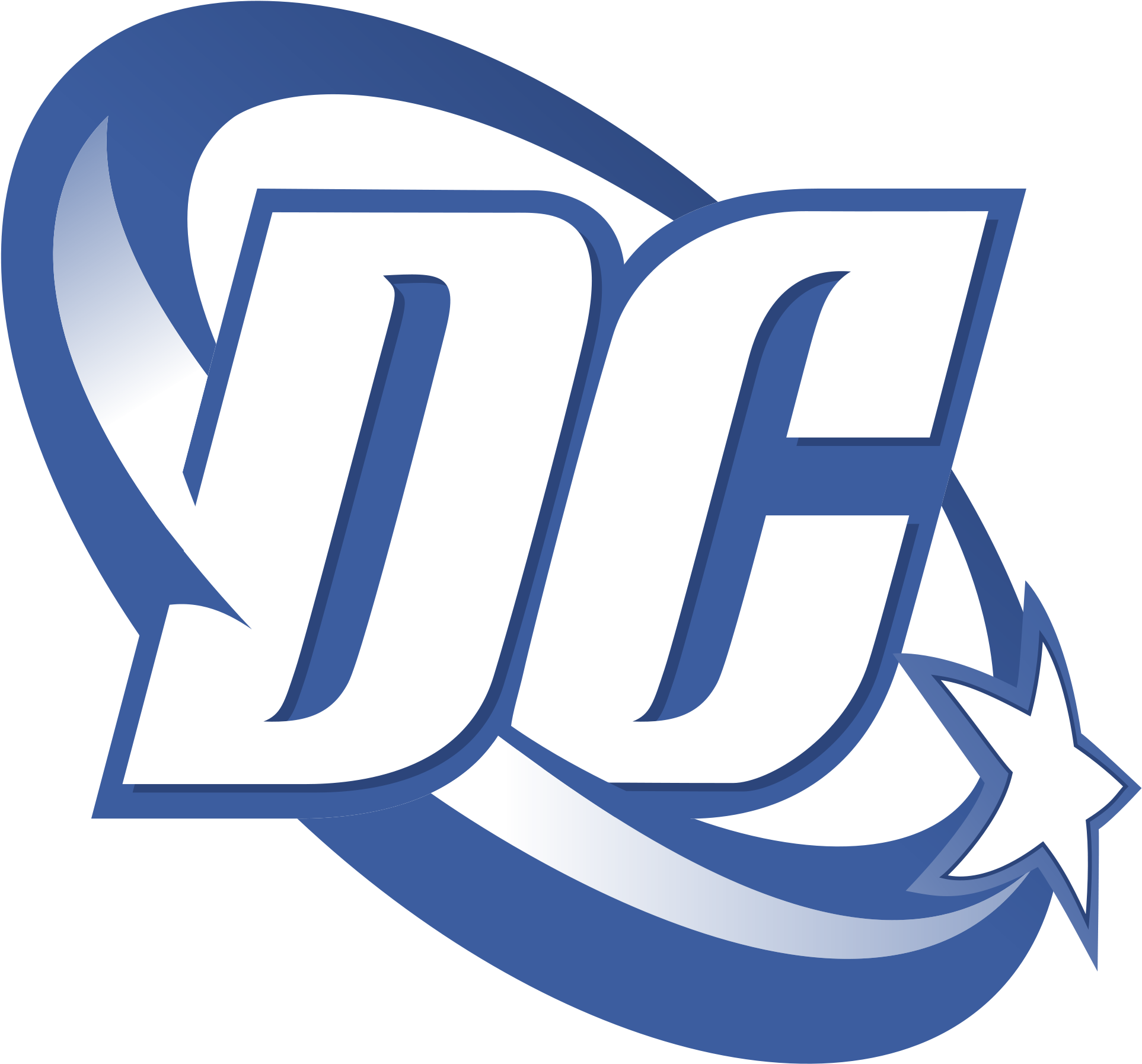 Comics Svg - Dc Logo - (2000x2000) Png Clipart Download