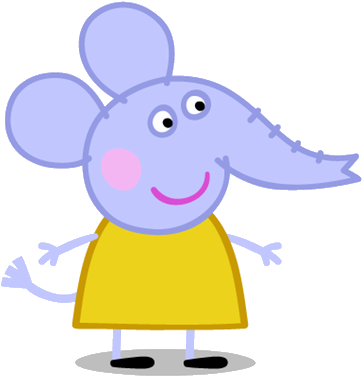 Emily Elephant - Emily Elephant Peppa Pig - (374x391) Png Clipart Download