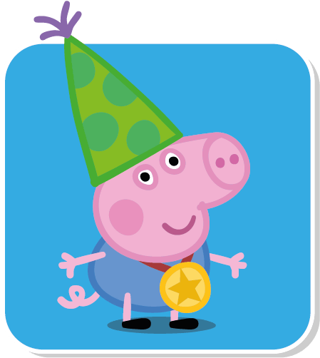 George Pig - Peppa Pig Georges Balloon By Ladybird - Full Size PNG ...
